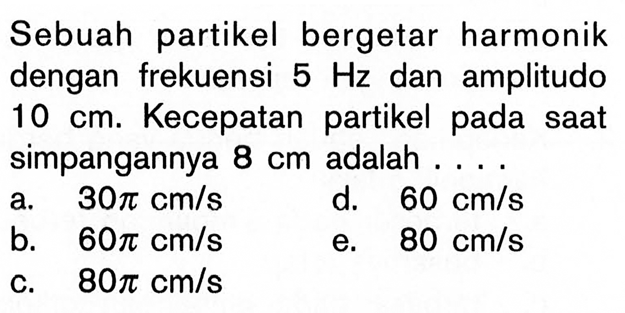 Kumpulan Contoh Soal Getaran Harmonis - Fisika Kelas 10 | CoLearn ...