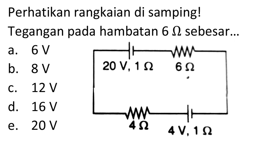 Perhatikan Rangkaian Listrik Sederhana Seperti Pada Gamba | XXX Porn ...