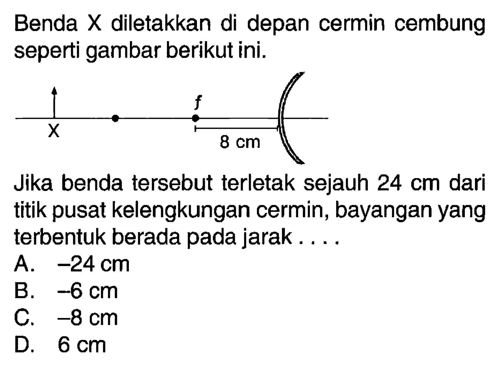 Kumpulan Contoh Soal Cermin Cekung dan Cembung - Fisika Kelas 8 ...