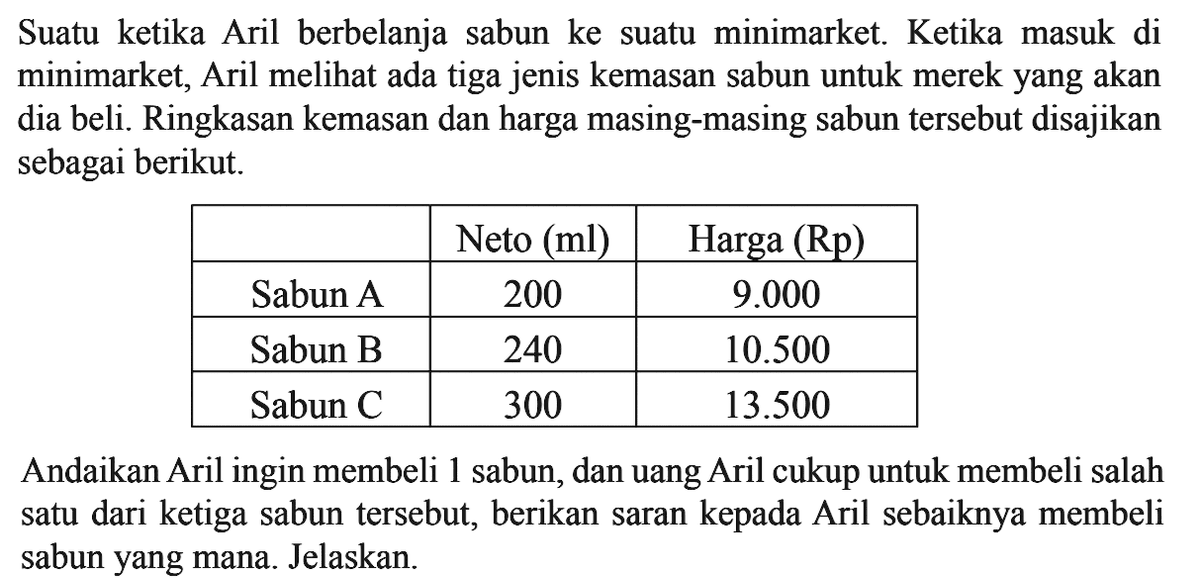 Kumpulan Contoh Soal Rabat (Diskon), Bruto, Tara, dan Neto - Matematika ...