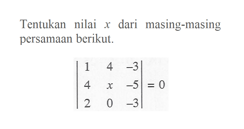 Kumpulan Contoh Soal Determinan Matriks Ordo 3x3 - Matematika Kelas 11 ...