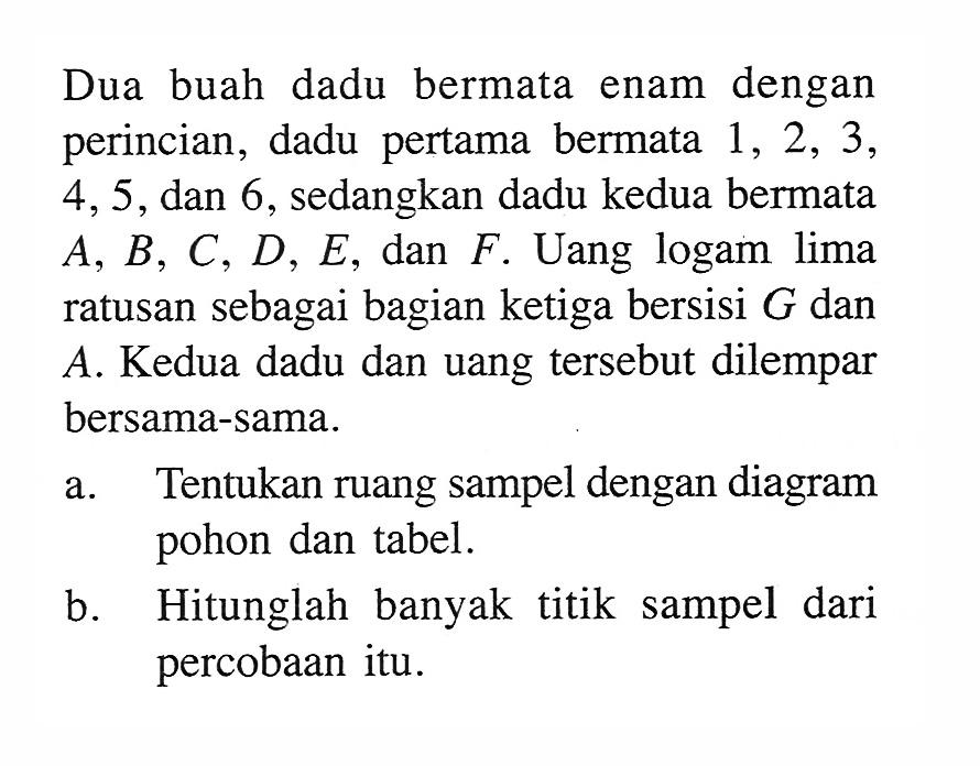 Kumpulan Contoh Soal Ruang Sampel - Matematika Kelas 12 | CoLearn ...