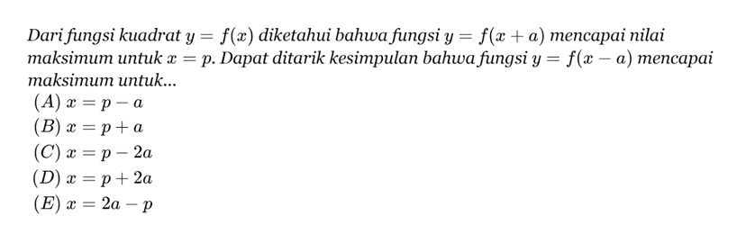 Kumpulan Contoh Soal Nilai maksimum dan Nilai Minimum Fungsi kuadrat - Matematika Kelas 9 | CoLearn