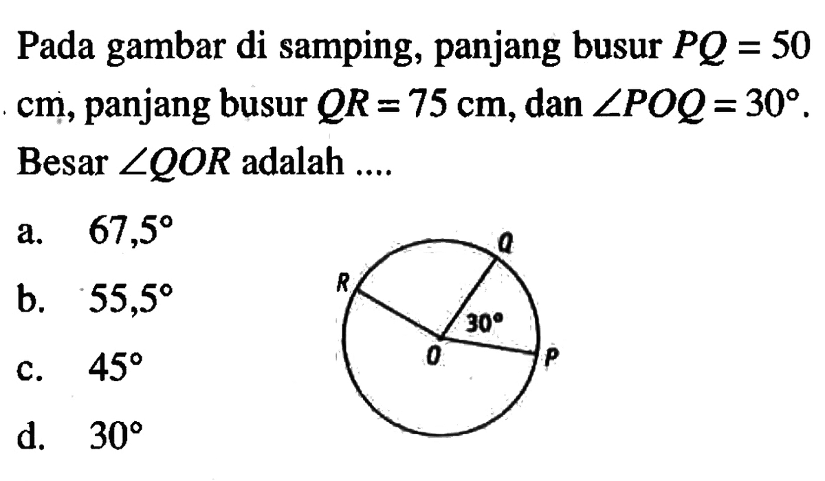 Kumpulan Contoh Soal Hubungan Sudut Pusat, Panjang Busur, dan Luas ...
