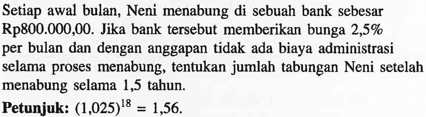 Kumpulan Contoh Soal Bunga Majemuk - Matematika Kelas 11 | CoLearn