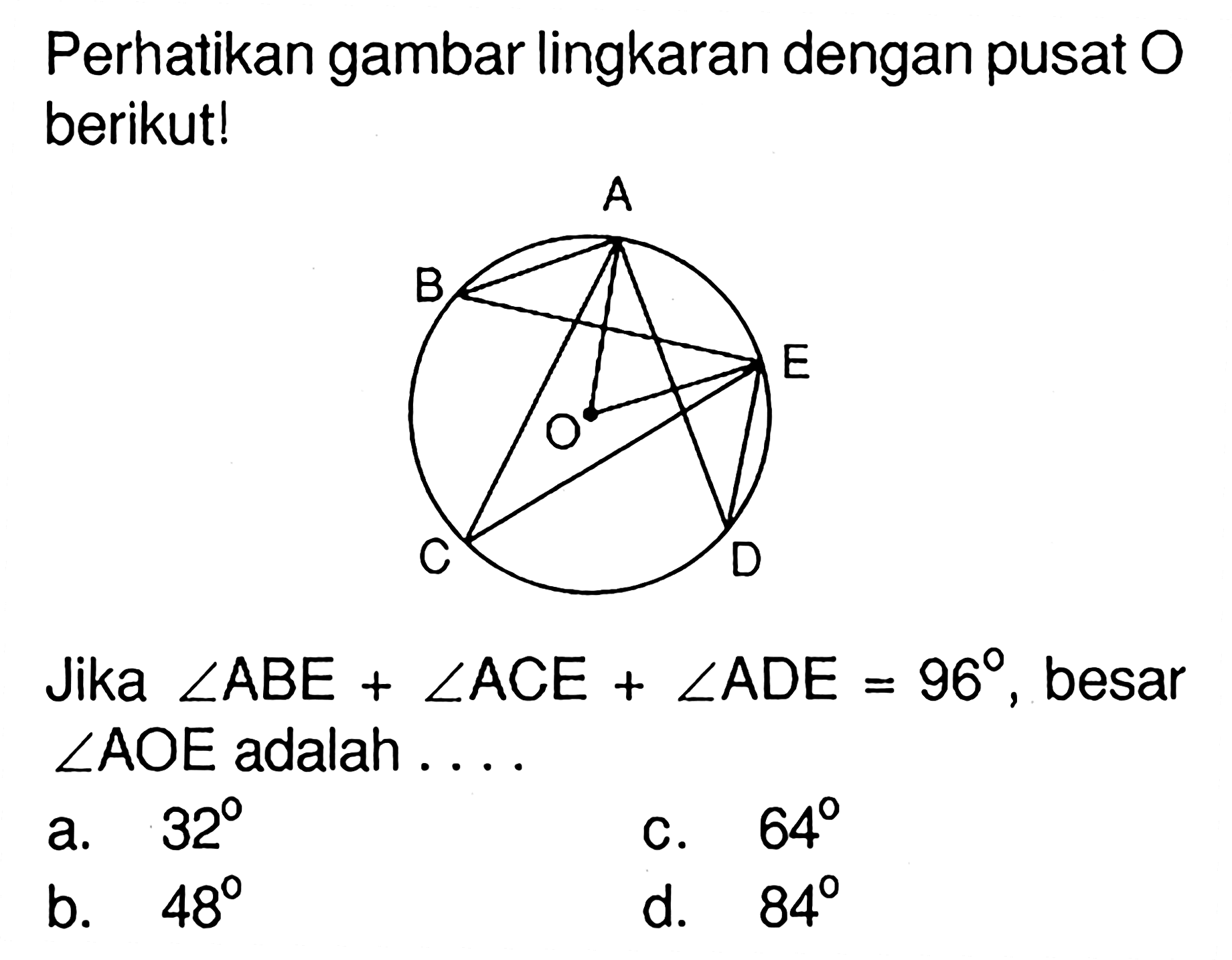 Perhatikan gambar berikut.Diketahui panjang AB=2BC. Besa...