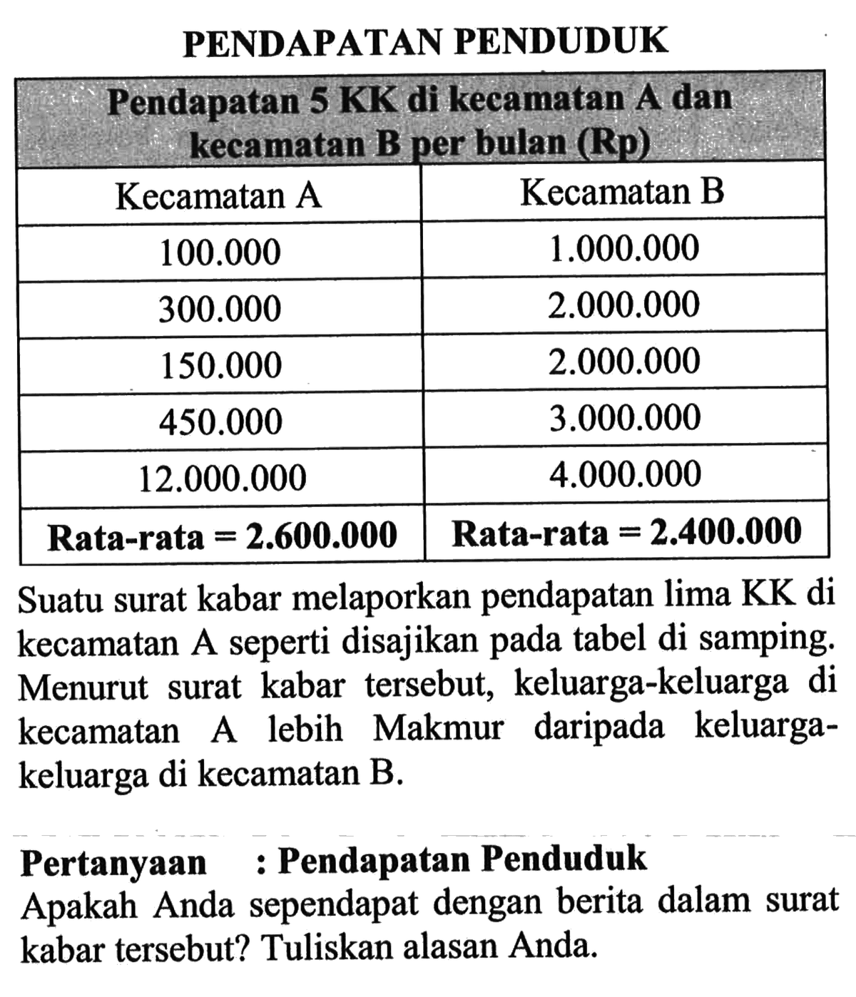Kumpulan Contoh Soal STATISTIKA - Matematika Kelas 8 | CoLearn