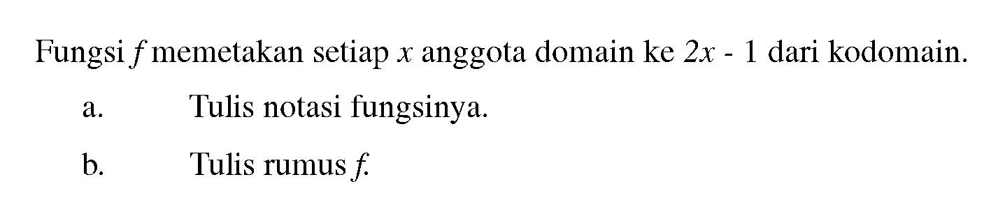 Kumpulan Contoh Soal Notasi Fungsi - Matematika Kelas 8 | CoLearn ...