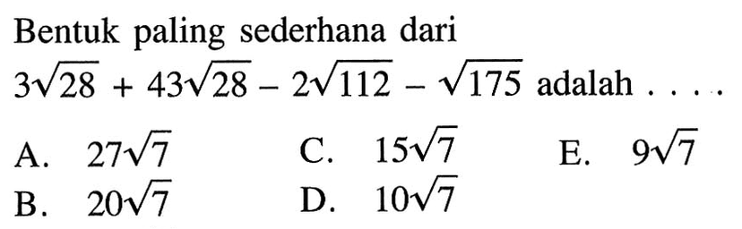 Kumpulan Contoh Soal Bentuk akar - Matematika Kelas 10 | CoLearn