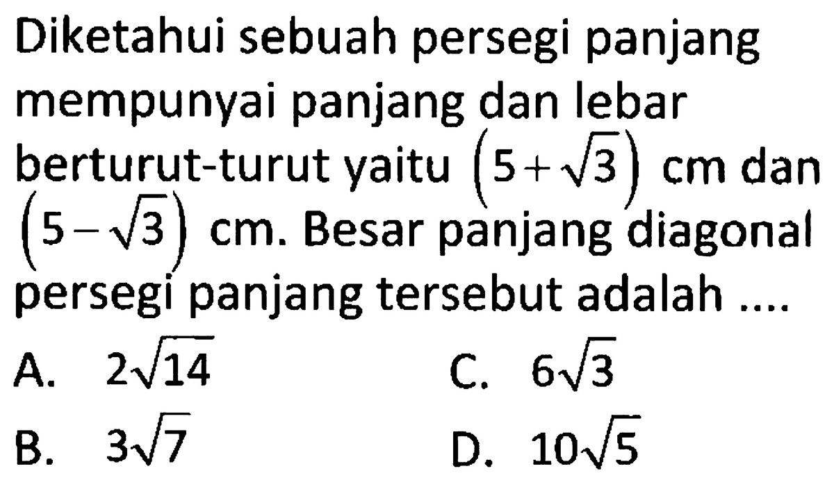 Kumpulan Contoh Soal BILANGAN BERPANGKAT DAN BENTUK AKAR - Matematika ...