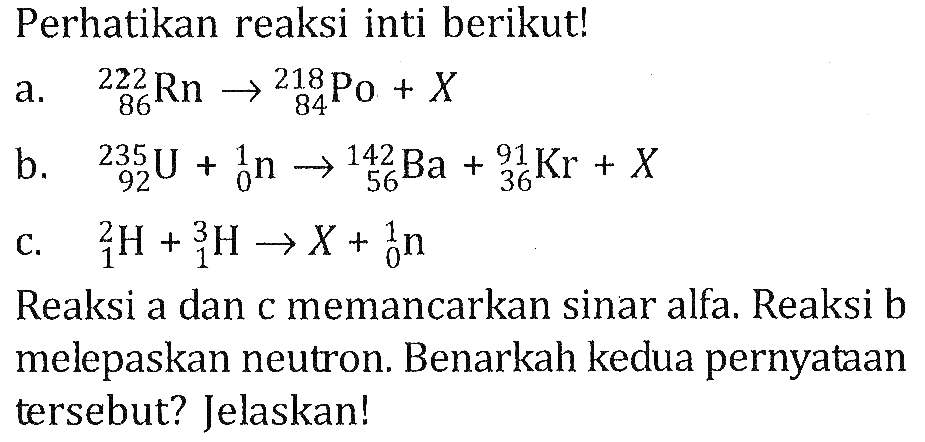 Kumpulan Contoh Soal Reaksi Inti Fisika Kelas 12 Colearn Halaman 30