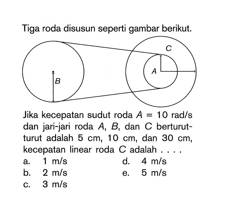 Kumpulan Contoh Soal Hubungan Roda-Roda - Fisika Kelas 10 | CoLearn ...