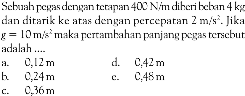 Kumpulan Contoh Soal Elastisitas Tegangan Regangan Dan Hukum Hooke
