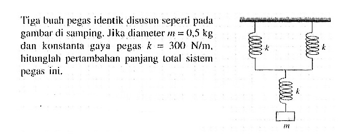 Kumpulan Contoh Soal Susunan Pegas Seri-Paralel - Fisika Kelas 11 ...