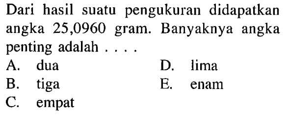 Kumpulan Contoh Soal Penggunaan Angka Penting - Fisika Kelas 10 | CoLearn