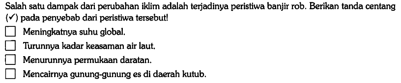 Kumpulan Contoh Soal Gejala Pemanasan Global - Fisika Kelas 10 | CoLearn