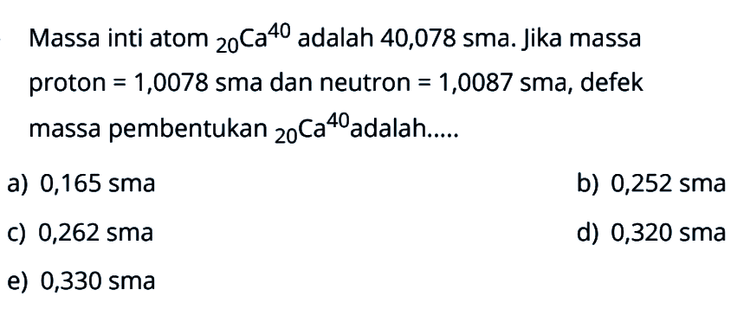 Kumpulan Contoh Soal Inti Atom - Fisika Kelas 12 | CoLearn