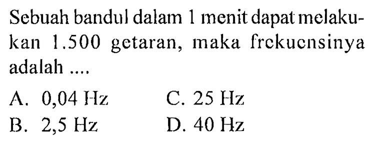 Kumpulan Contoh Soal Getaran (Amplitudo, Frekuensi, Periode) - Fisika ...