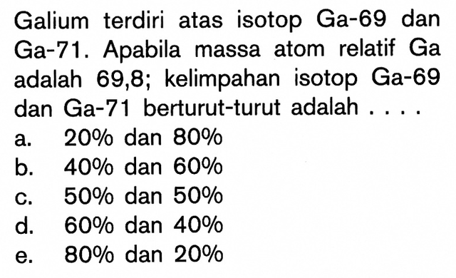 Kumpulan Contoh Soal Massa Atom Relatif Ar Dan Massa Molekul Relatif