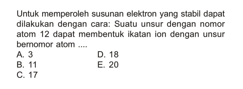 Kumpulan Contoh Soal Ikatan Ion dan Ikatan Kovalen - Kimia Kelas 10 ...