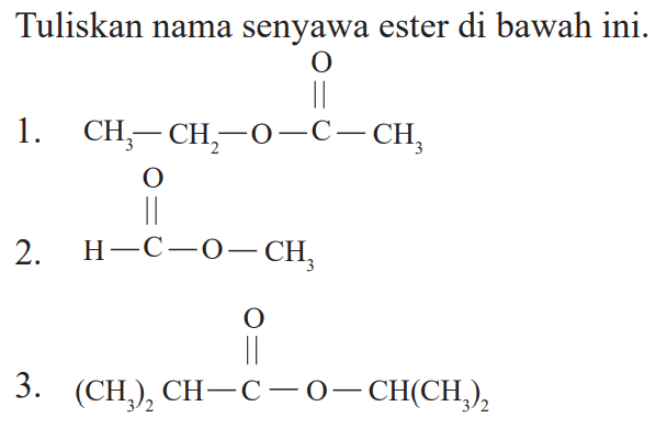 Kumpulan Contoh Soal Struktur, Tata Nama, Sifat, Isomer, Identifikasi ...