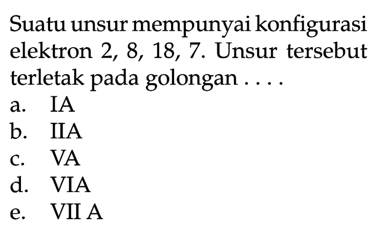 Kumpulan Contoh Soal Hubungan Konfigurasi Elektron dengan Letak Unsur dalam Tabel Periodik ...