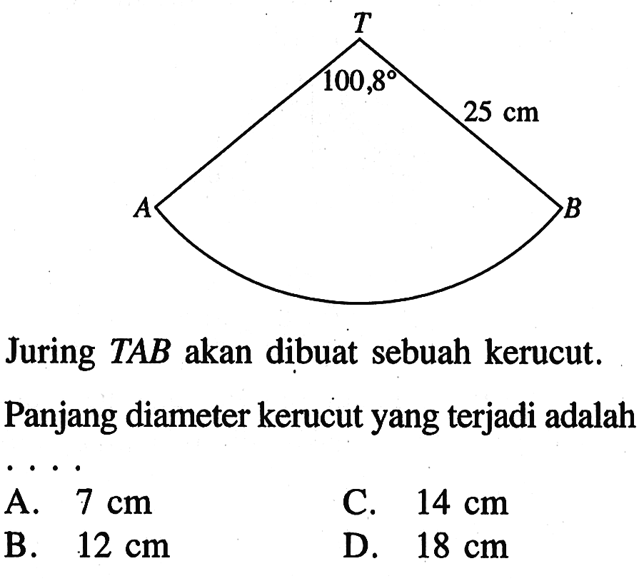 Kumpulan Contoh Soal Hubungan Sudut Pusat, Panjang Busur, dan Luas ...