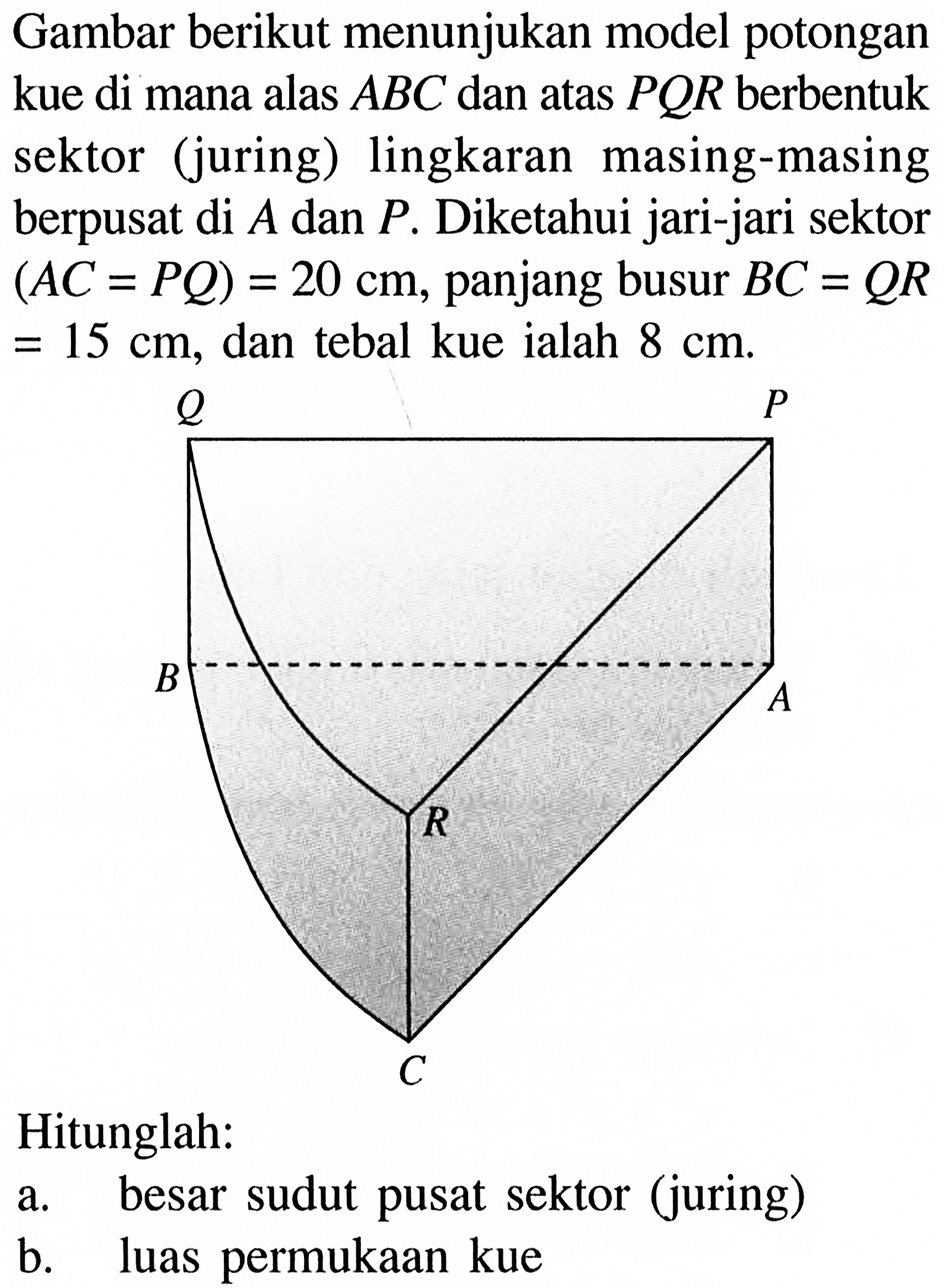 Kumpulan Contoh Soal Hubungan Sudut Pusat, Panjang Busur, dan Luas ...