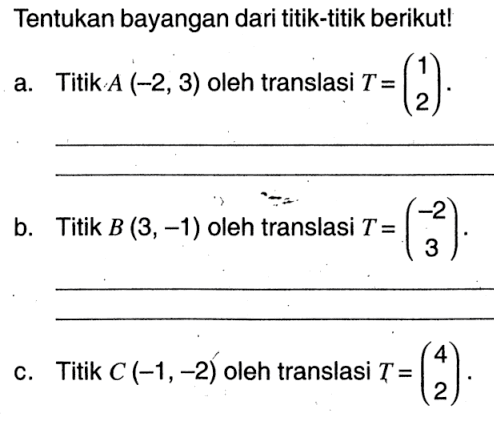 Kumpulan Contoh Soal Translasi - Matematika Kelas 9 | CoLearn