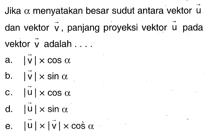 Kumpulan Contoh Soal Panjang Proyeksi Vektor - Matematika Kelas 10 ...