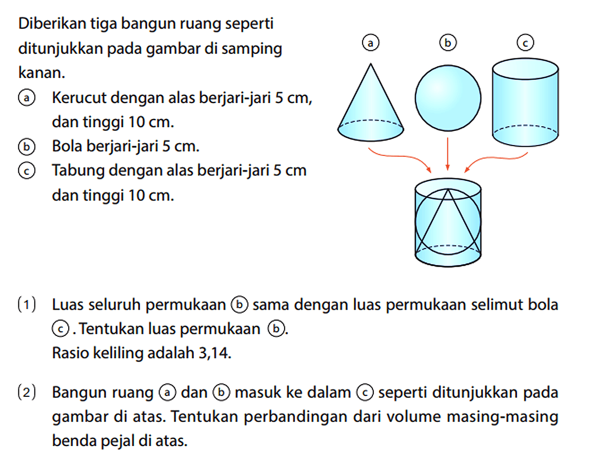 Kumpulan Contoh Soal Pengukuran Bangun Ruang - Matematika Kelas 9 | CoLearn