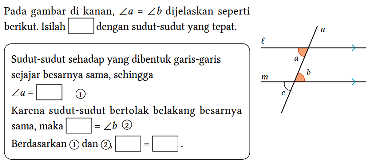 Kumpulan Contoh Soal Garis Sejajar dan Segi Banyak - Matematika Kelas 7 ...