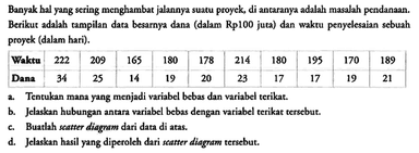 Kumpulan Contoh Soal Diagram Pencar atau Diagram Scatter - Matematika ...