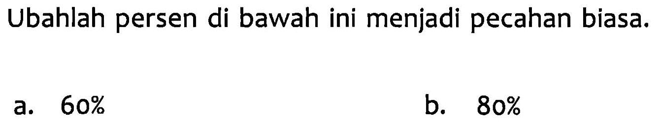 Kumpulan Contoh Soal Persen - Matematika Kelas 4 | CoLearn