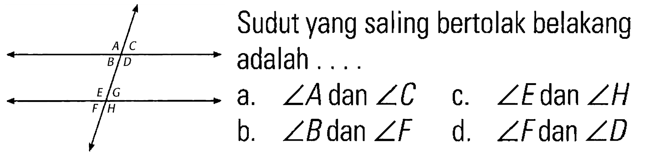 Kumpulan Contoh Soal Pengukuran Sudut (menggunakan Busur Derajat ...
