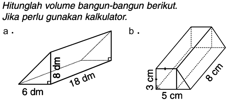 Kumpulan Contoh Soal Volume dan Luas Permukaan Prisma Segitiga ...